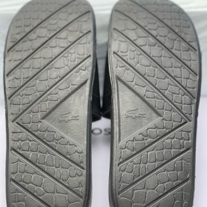 Lacoste | Shoes | Lacoste Mens Croc Slides Black | Poshmark